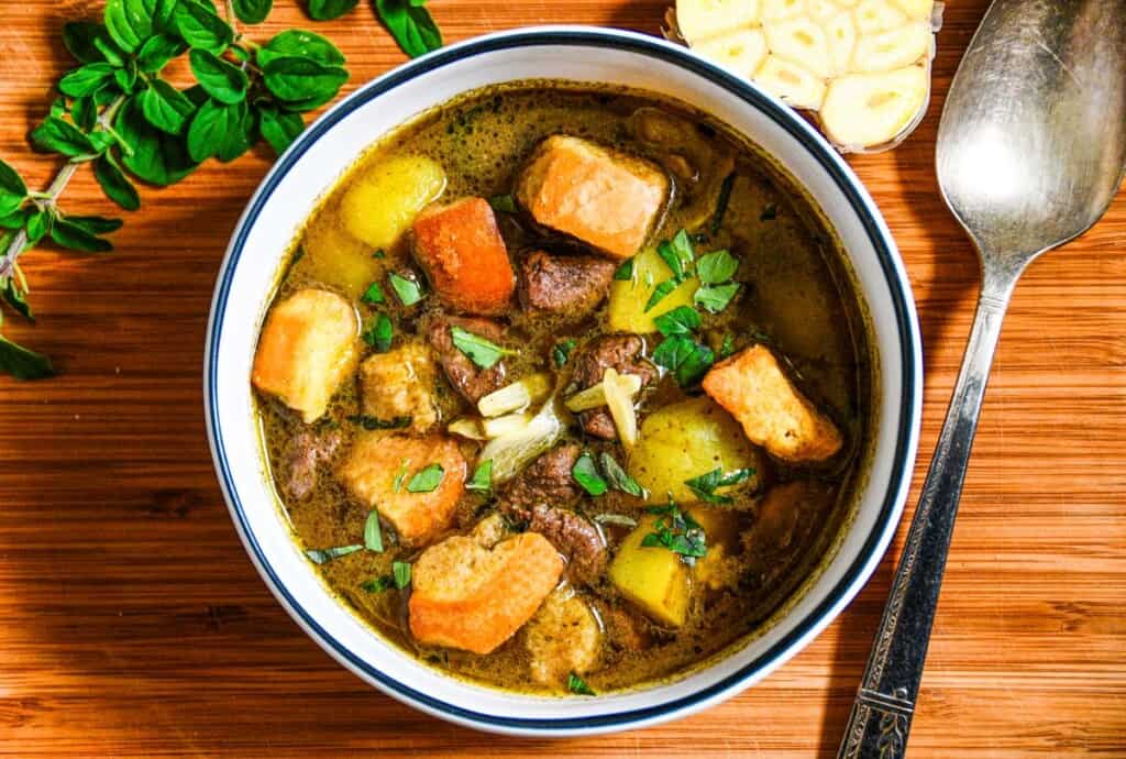 The Best Czech Garlic Soup (Česnečka) - Hangover Soup - Wild Game & Fish