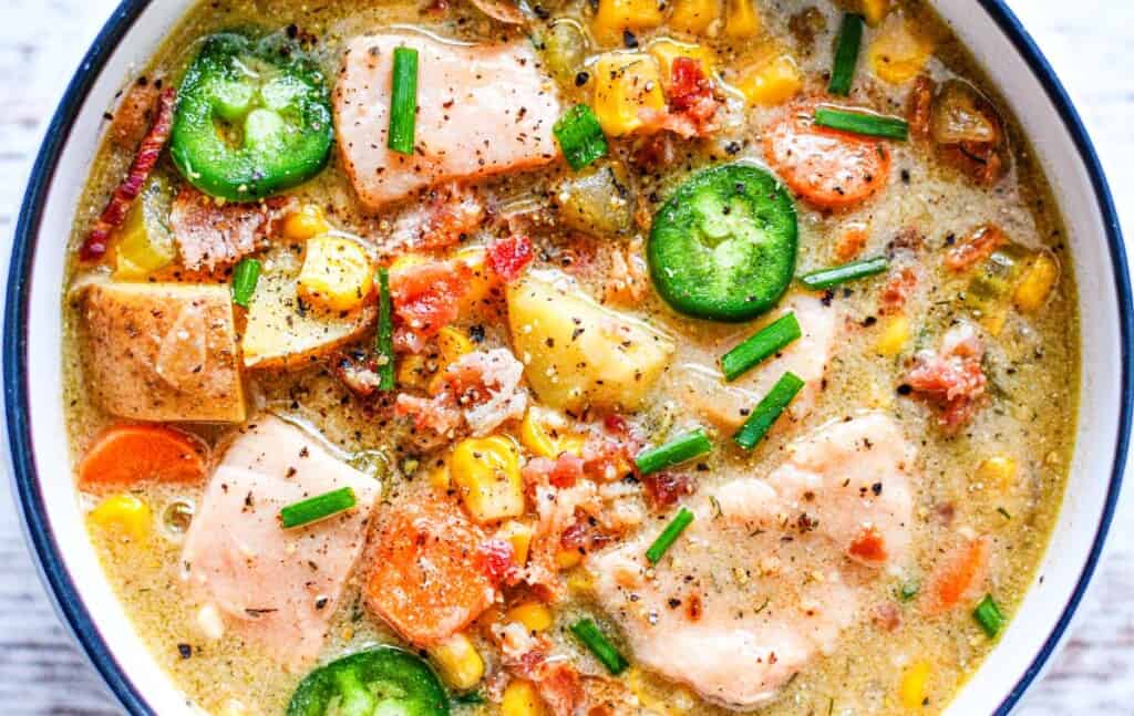 Super Easy Salmon Chowder Recipe - Wild Game & Fish