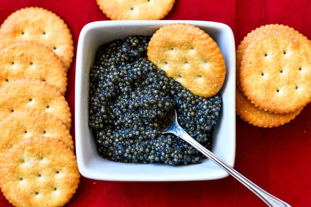 Twice Baked Potatoes with Paddlefish Caviar Recipe - Wild Game & Fish