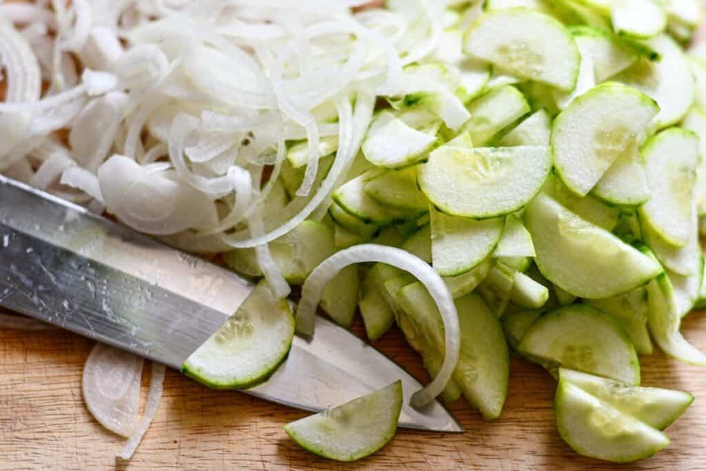 Grilled Black Bear Meat Steak with Cucumber Salad - Wild Game & Fish