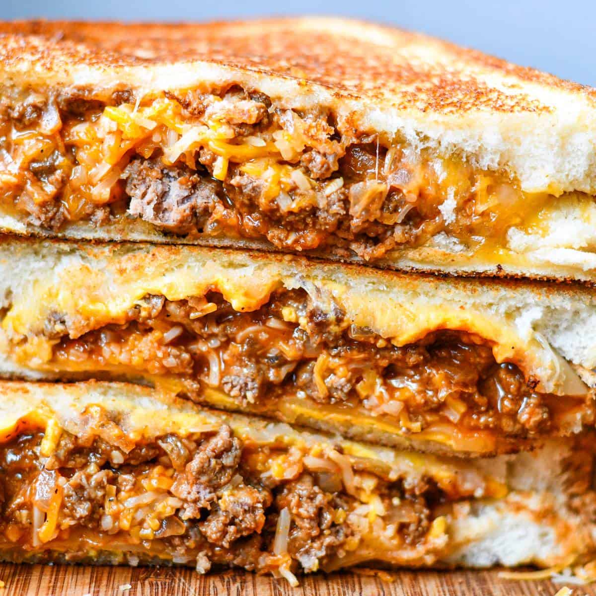 Sloppy Joe Grilled Cheese - Wild Game & Fish