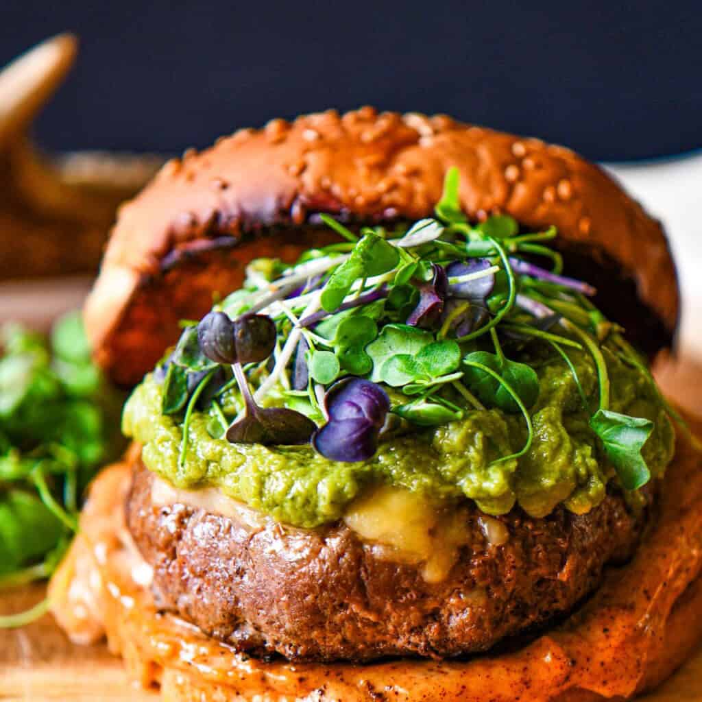 Tex Mex Big Game Burger Recipe - Wild Game & Fish