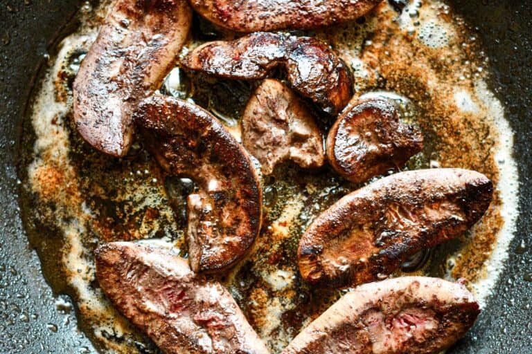 Easy Pan Seared Deer Kidneys with Apple Cider Sauce - Wild Game & Fish