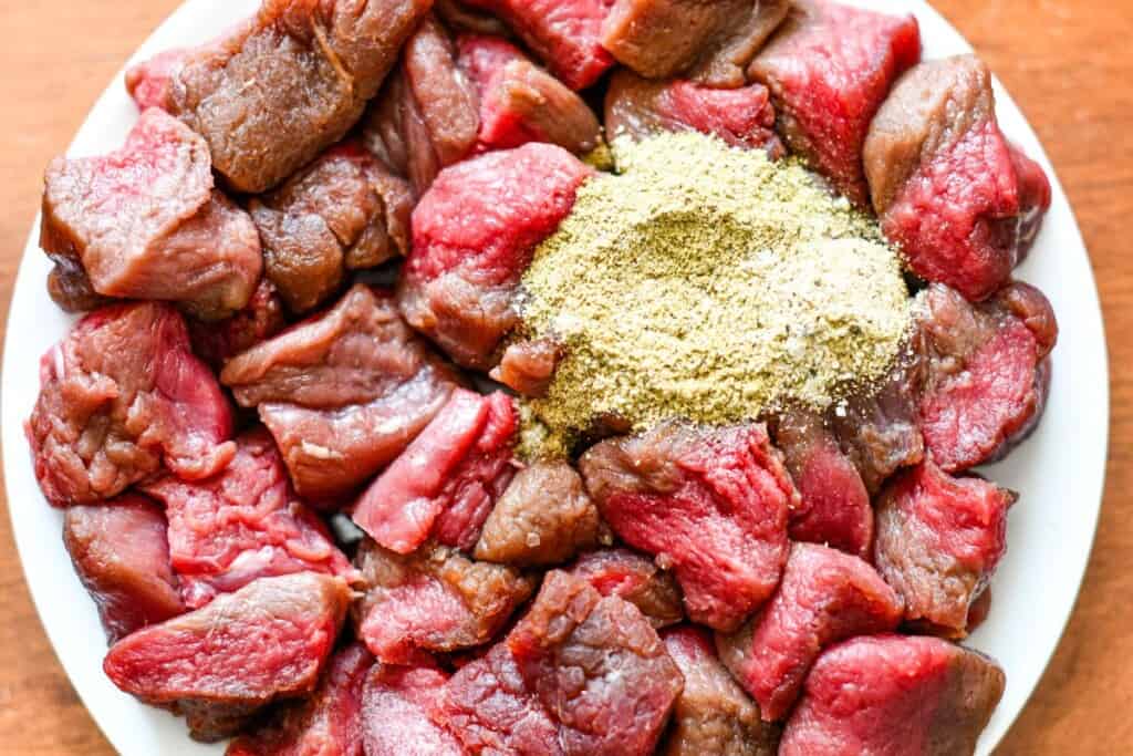 Garlic Butter Steak Bites and Mashed Potatoes - Wild Game & Fish